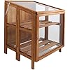 Amazon.com : Esschert Design GT32 Hardwood Small Greenhouse : Patio ...