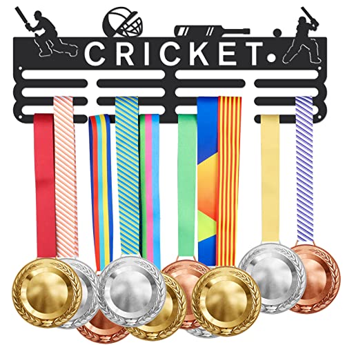 SUPERDANT Cricket Medal Hanger Sports Medal Holder with 12 Lines Sturdy ...