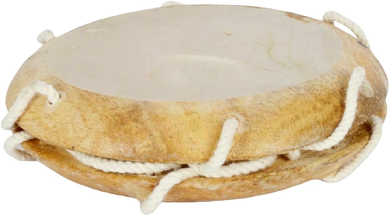 Amazon.com: South Indian Drum Musical Instruments Wooden Udukkai ...