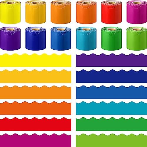 Amazon.com: Bulletin Board Borders Decorations 90 Pieces 100 Feet ...