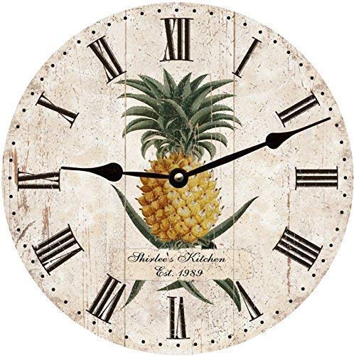 Amazon.com: Pineapple Wall Clock- Personalized Pineapple Clock ...