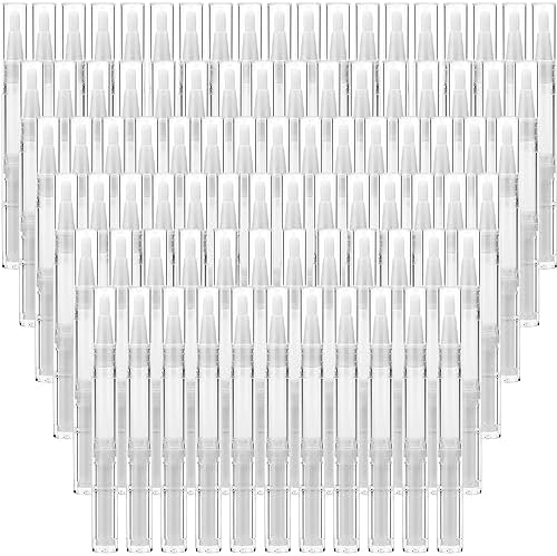 Amazon.com : Rvetol 10 Pack 3 ML Transparent Twist Pens, Empty Cuticle ...
