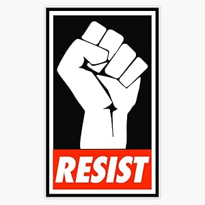 Amazon.com - Resist Fist Sticker Vinyl Decal Bumper Sticker 5"