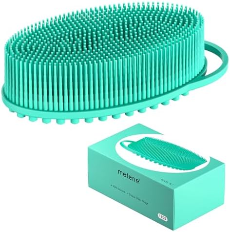 Amazon.com : Metene Silicone Body Scrubber, Exfoliating Body Scrubber ...