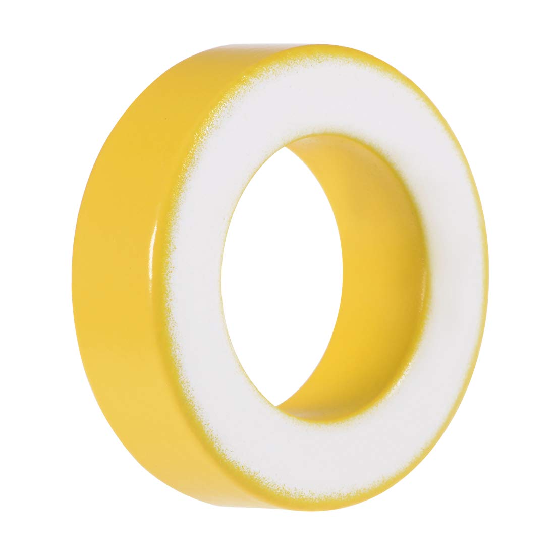 uxcell 22 x 36.5 x 11mm Ferrite Chokes Iron Powder Toroid Cores Yellow ...