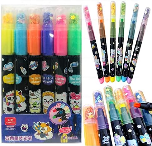 FunBlast Linear Color Pen Highlighter Pen Set Line Markers Colors For ...