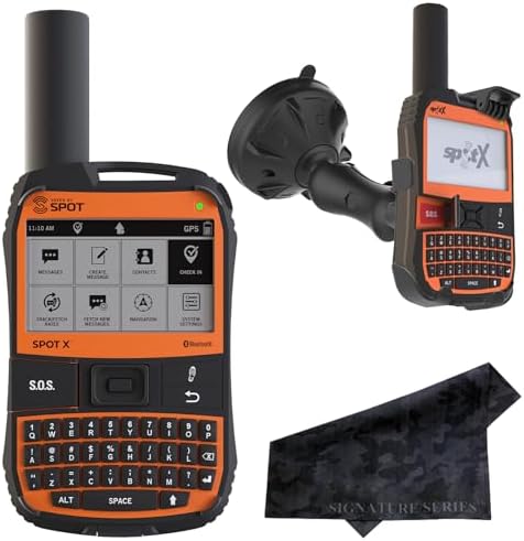 Amazon.com: SPOT X 2-Way Satellite Messenger and RAM Suction Mount ...
