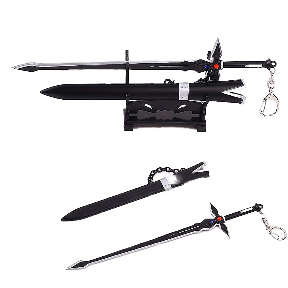 Buy LONGHE Games Metal SAO Alicization Eugeo Kirito Dark Repulser Blue ...