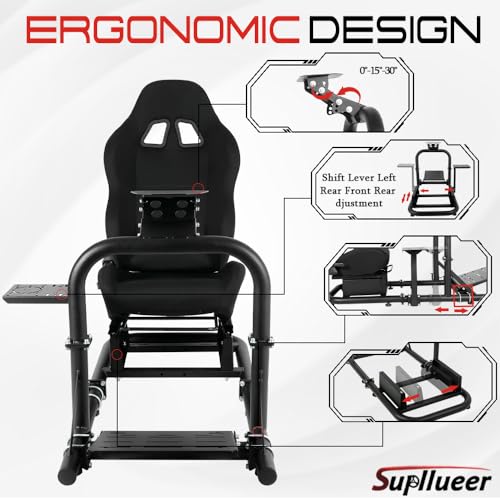 Snapklik.com : Supllueer Racing Simulator Cockpit