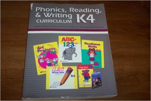 Phonics, Reading, & Writing Curriculum K4 | Amazon.com.br