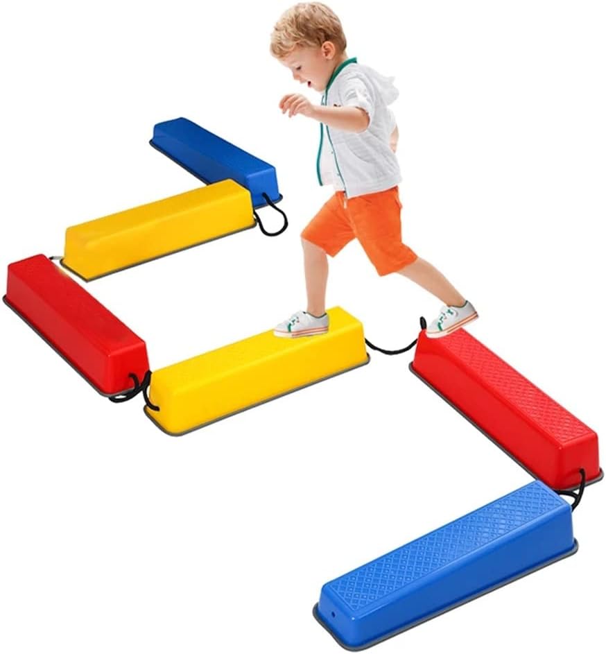 Amazon.com: Balance Stepping Stones - Indoor and Outdoor Balance Blocks ...