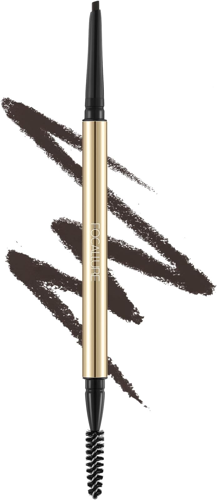 Amazon.com : FOCALLURE Eyebrow Pencil,Dual-Sided Brow Brush,Long ...