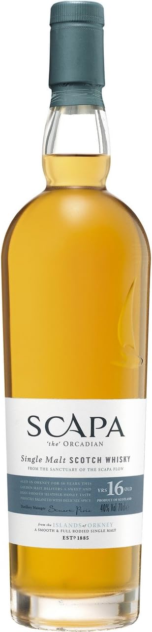 Scapa 16 Year Old Single Malt Scotch Whisky 40% : Amazon.co.uk: Grocery