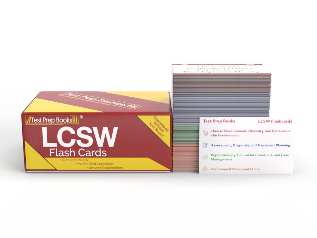 LCSW Study Cards 2025-2026: ASWB Clinical Exam Prep for The Licensed ...