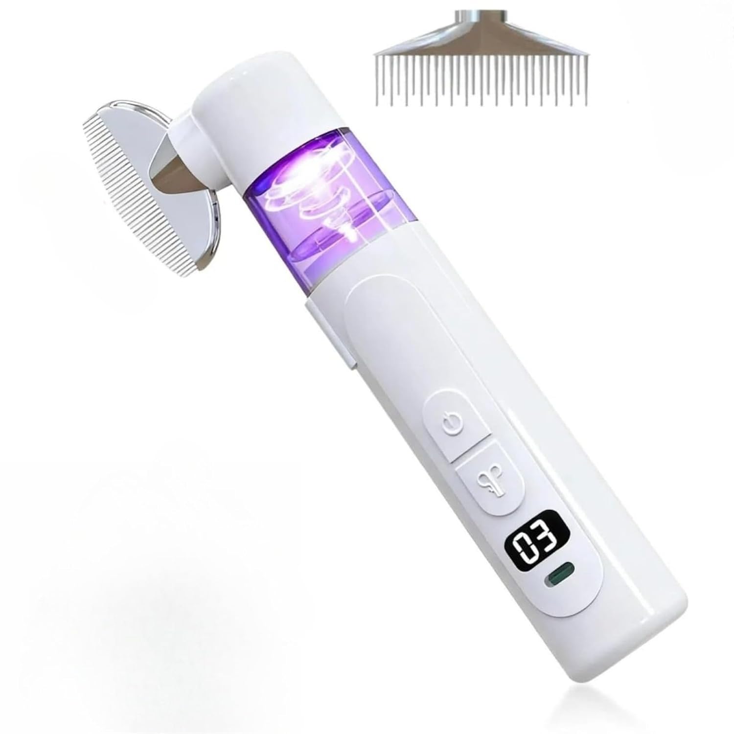 Amazon.com : Electric Pet Flea Comb, 【2 in 1 Rechargeable】 Dog Flea ...