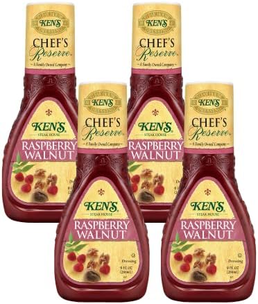 Amazon.com : Ken's Steak House Chef's Reserve Raspberry Walnut, 9 Ounce ...