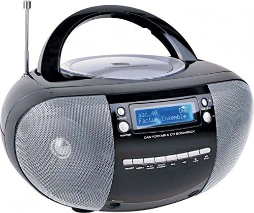 Bush Portable CD Boombox with DAB - Black and Silver: Amazon.co.uk ...