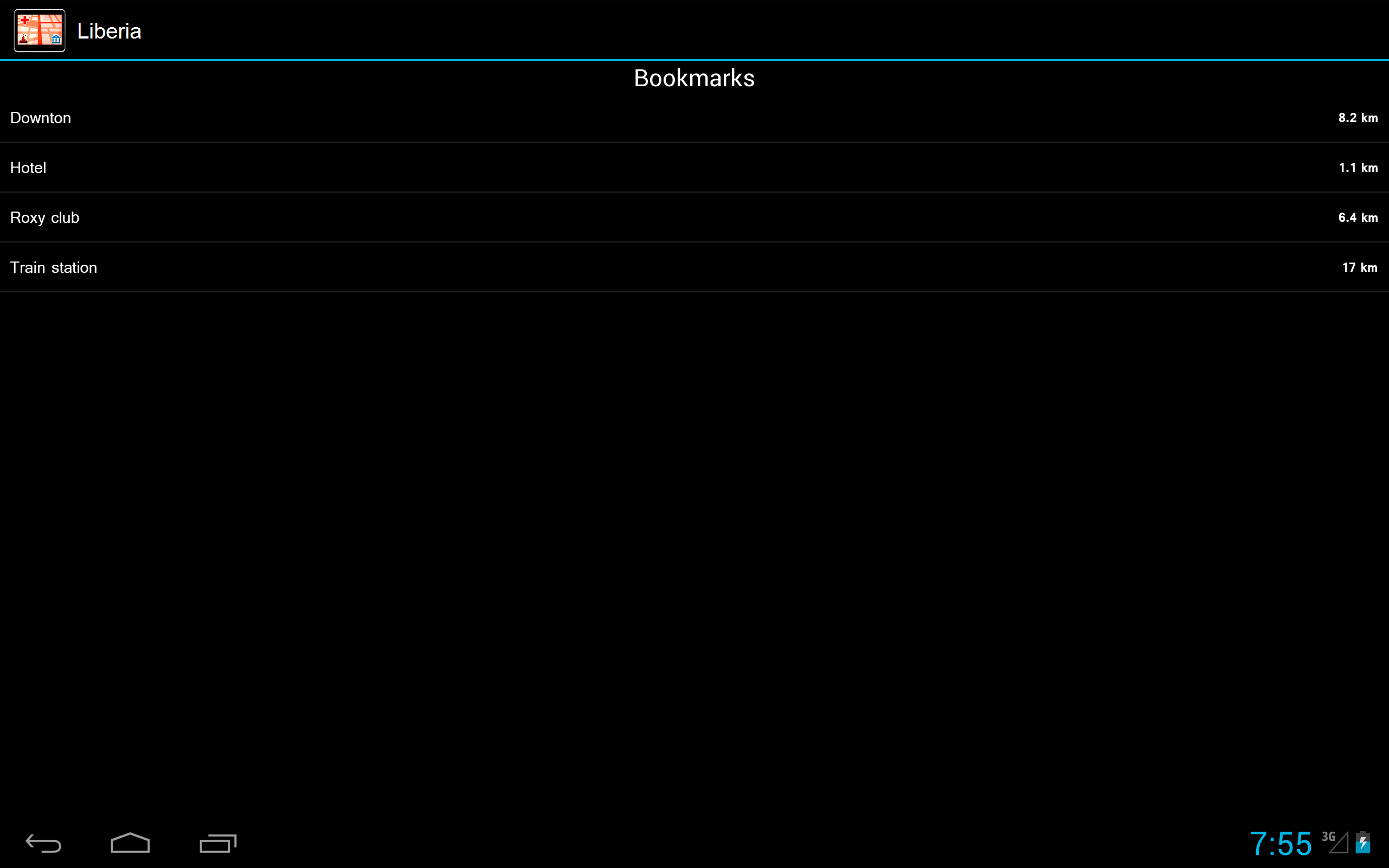 Liberia Vector Map: Travel Monster:Amazon.com:Appstore for Android