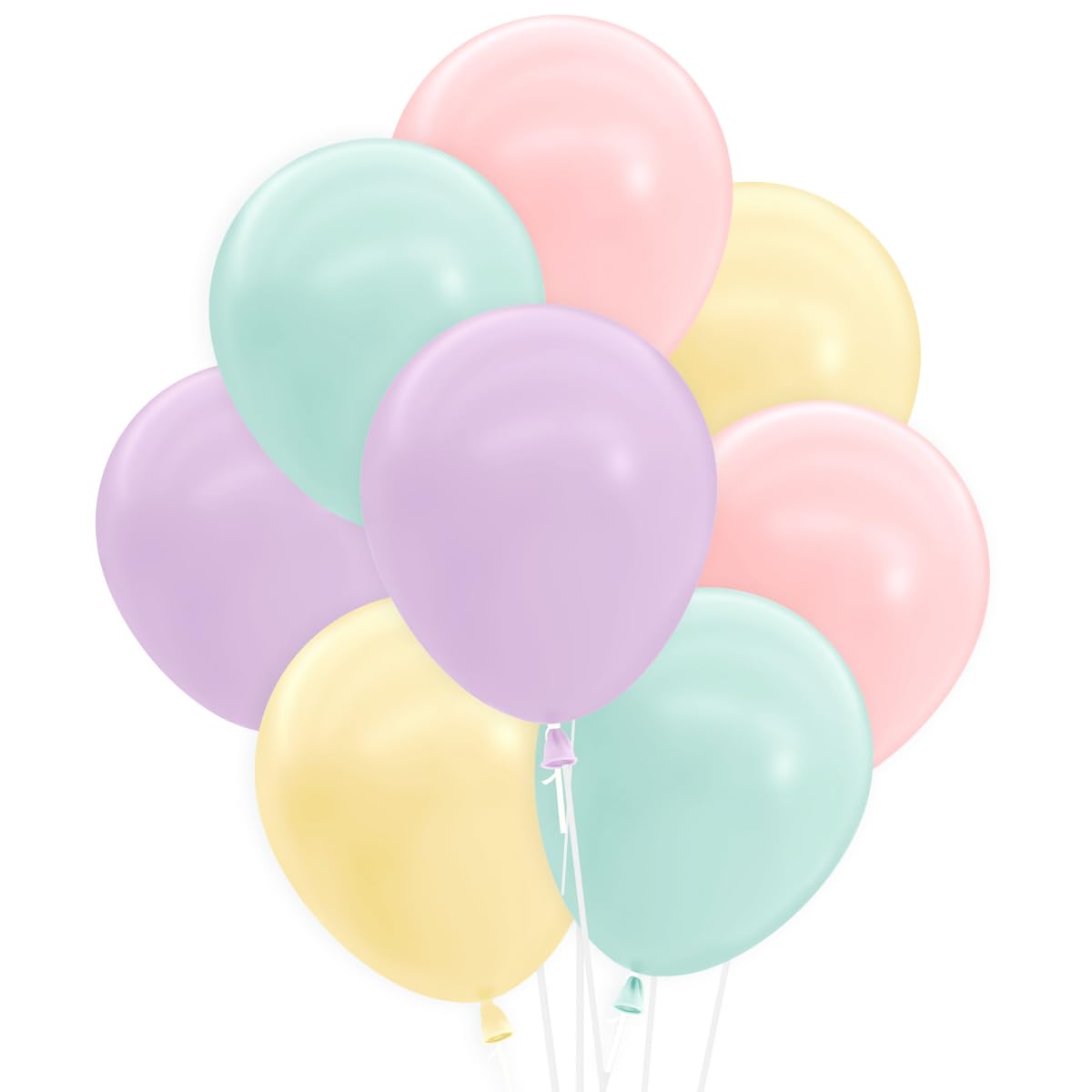 Amazon.com: xo, Fetti Pastel Birthday Balloon Set - 24 pk, 12 ...