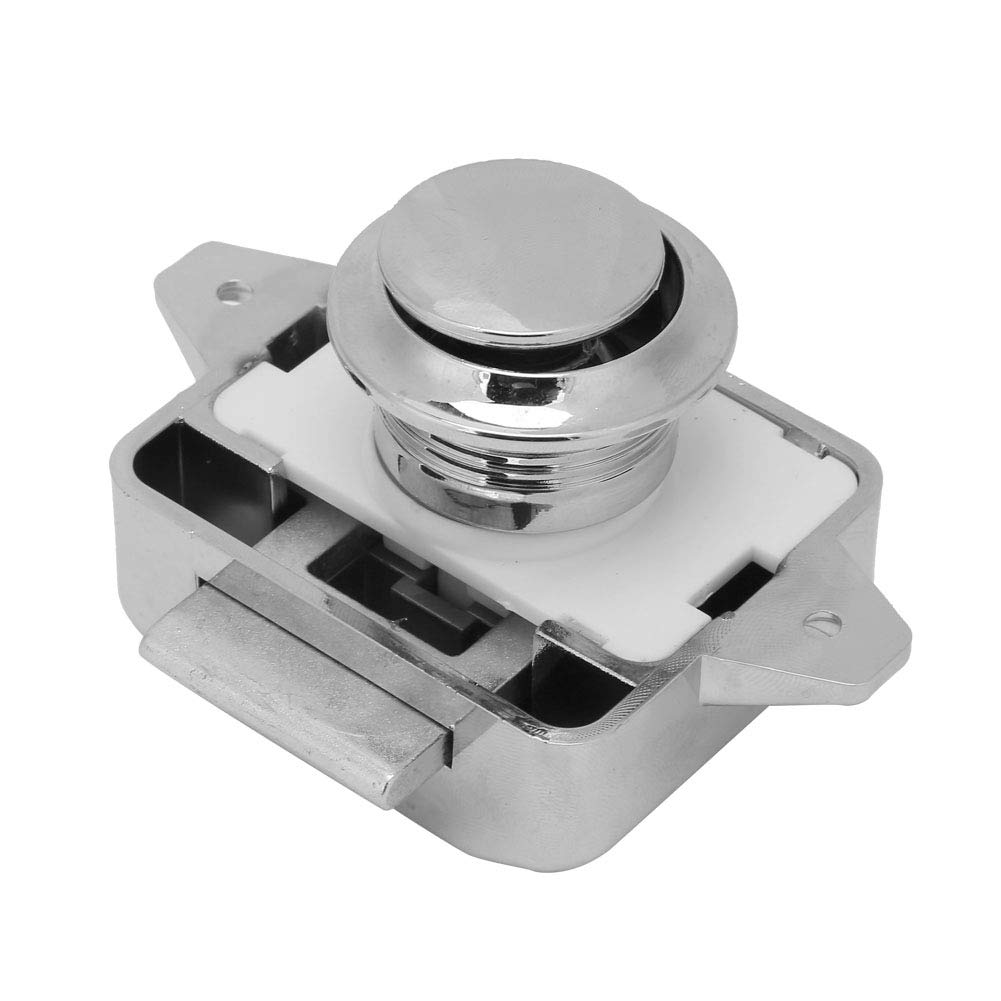 FTVOGUE 3pcs Cabinet Mini Push Button Latch Locks Cupboard Door Catch ...