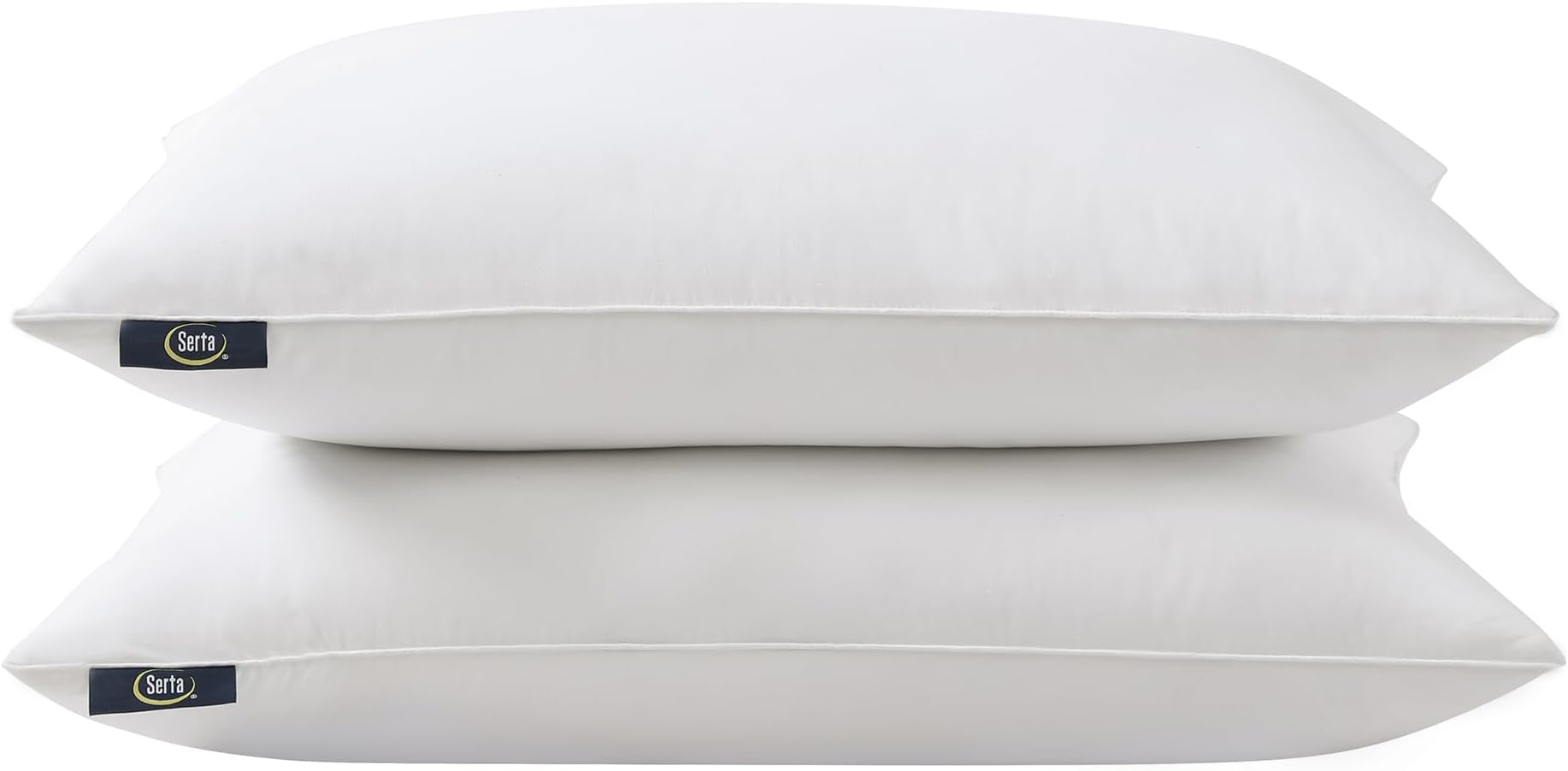 Amazon.com: Serta Perfect Sleeper Standard/Queen Bed Pillows 300 Thread ...