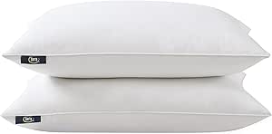 Amazon.com: Serta White Feather Size Set of 2 Packs Hotel Collection ...