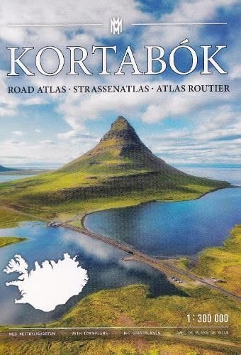 Iceland Road Atlas 1:300 000 Kortabok 2024-2026 - comprehensive edition ...