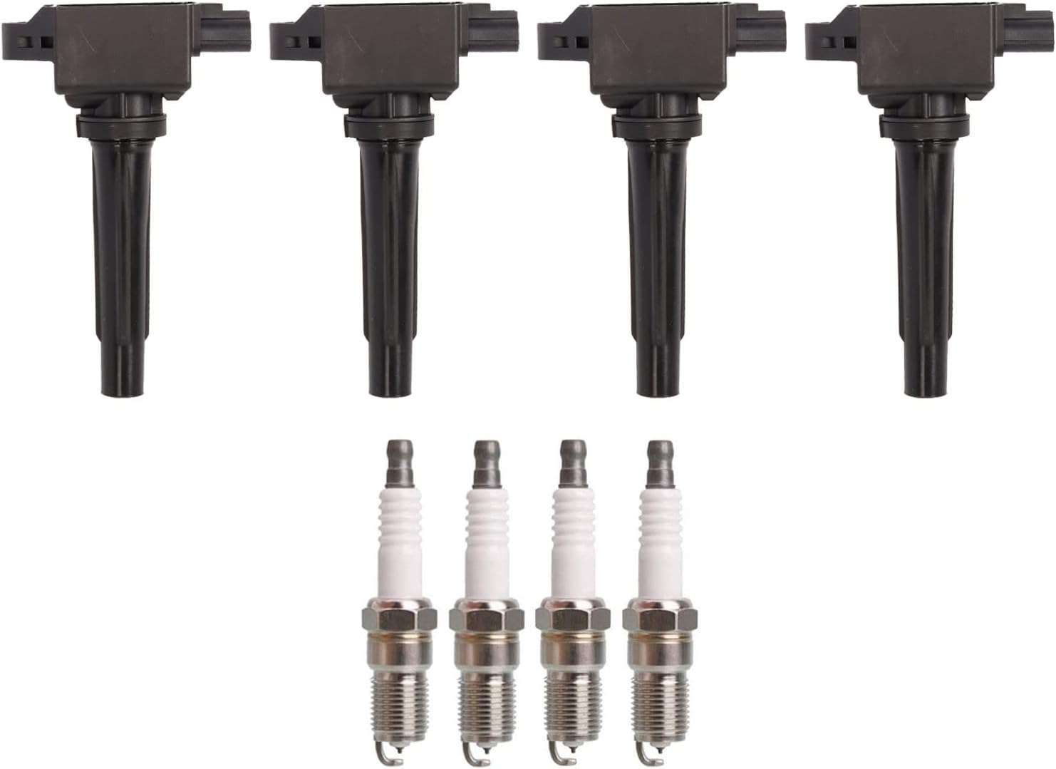 Amazon.com: ENA Pack 4 Ignition Coil and Iridium Spark Plug Compatible ...
