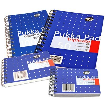 Pukka Pad A5 DELIVERY NOTE DUPLICATE Perforated 100 NCR Carbonless Sets ...