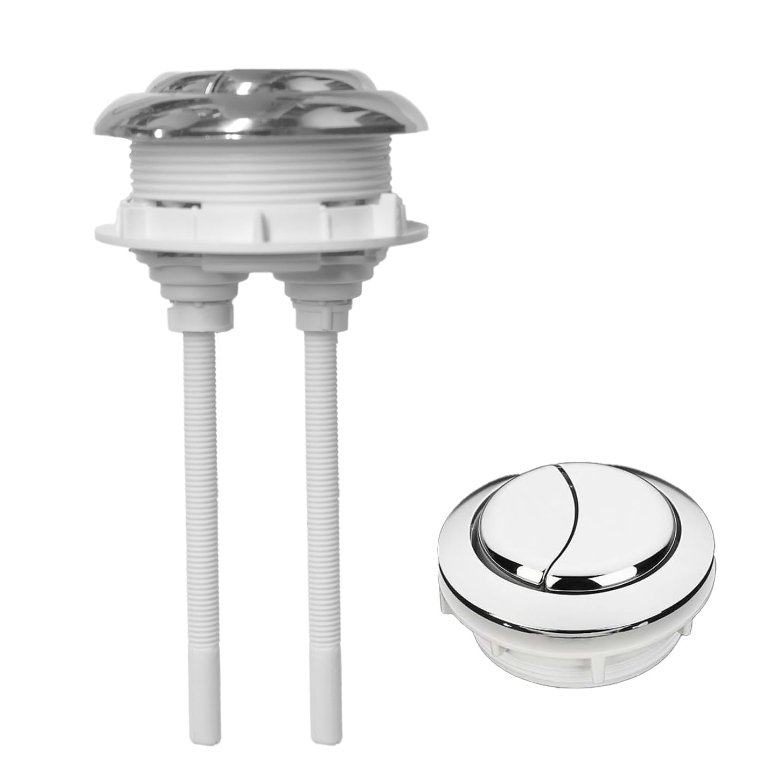 Amazon.com: 58 MM Toilet Tank Push Button Toilet Button Dual Push ...