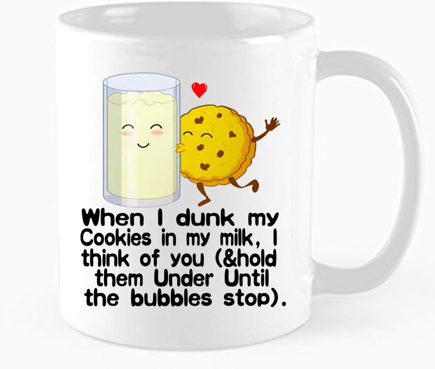 Amazon.com: TAMDG GIFET Funny Coffee Mug, When I Dunk My Cookies In My ...