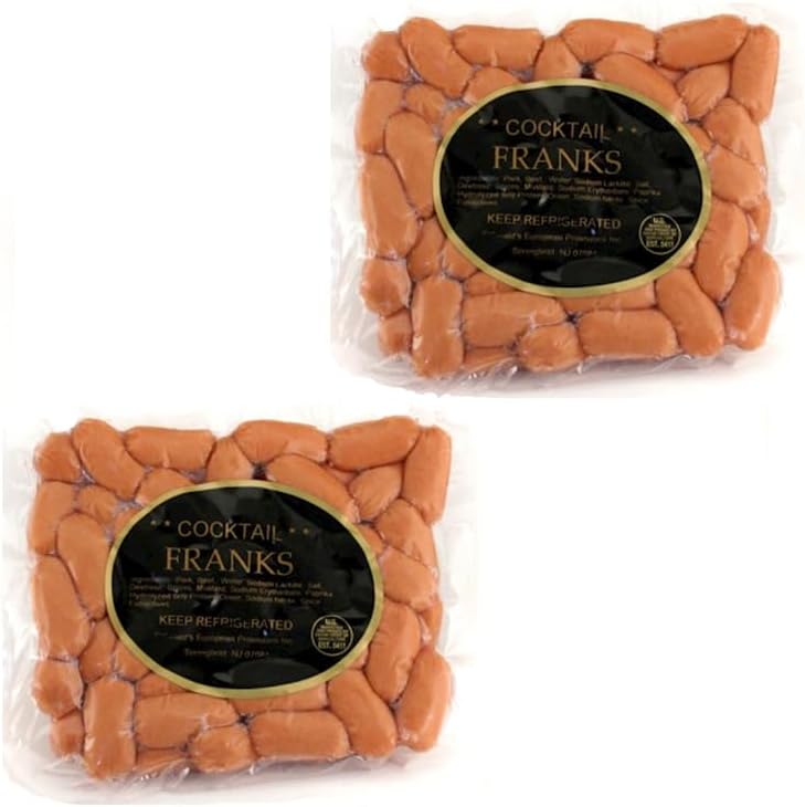 Amazon.com: Shmalz's Cocktail Franks 1.25 Lb (2 Pack) - Savory Blend Of ...