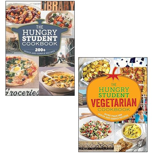The Hungry Student Cookbook, The Hungry Student Vegetarian Cookbook 2 ...