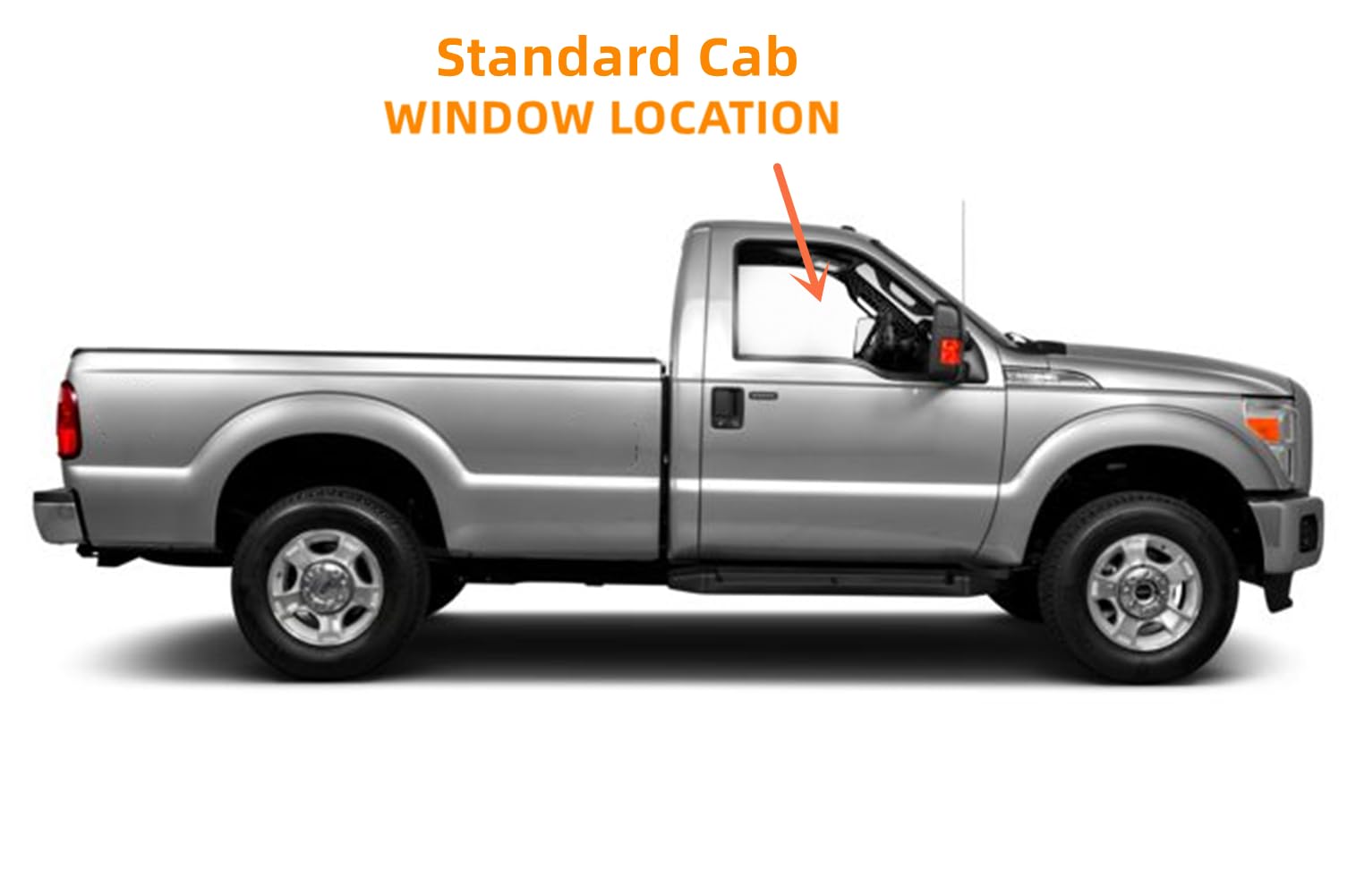 OEM Style Glass Passenger Side Front Door Window Glass For Ford F150 ...