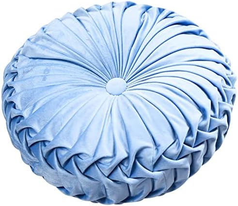 URMAGIC Round Throw Pillow for Couch,38cm 3D Pumpkin Round Velvet ...