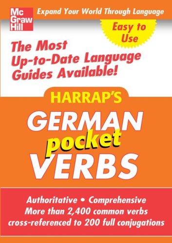 Harrap's Pocket German Verbs: Harrap: 9780071636209: Amazon.com: Books