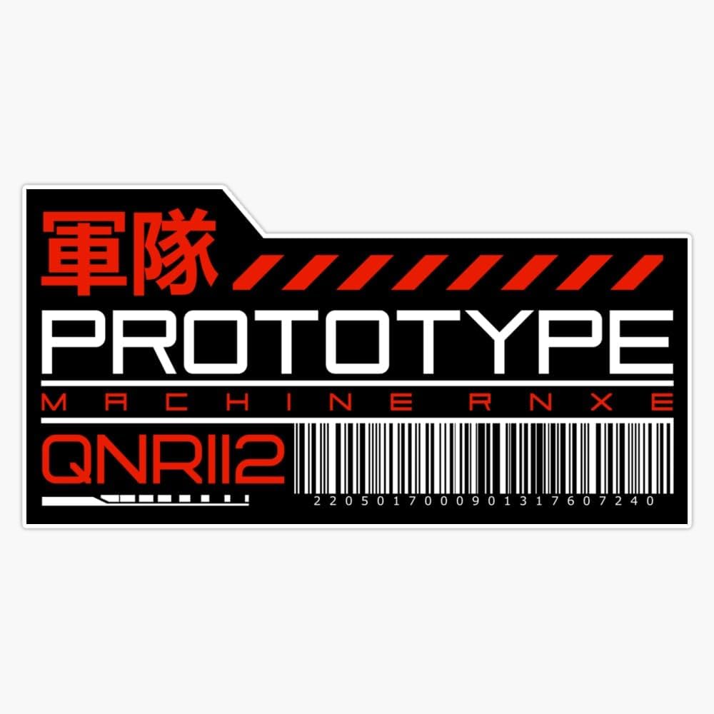 Amazon.com - Prototype Military sci-fi Decal Orange Window Bumper ...