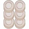 Amazon.com: Talking Tables 24 x Large Gold Disposable Paper Plates ...