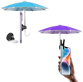 Amazon.com: SHDIEHJFMLDH 4 Pcs Magnetic Phone Umbrella with Adjustable ...