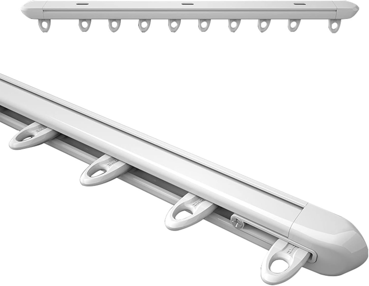 Amazon de ANSNOW Wei e Vorhangschiene Aluminium Vorhangschiene