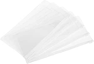 Amazon.com : YOKIVE 40 Pack Zipper File Bags, A6 Clear Files Envelope ...