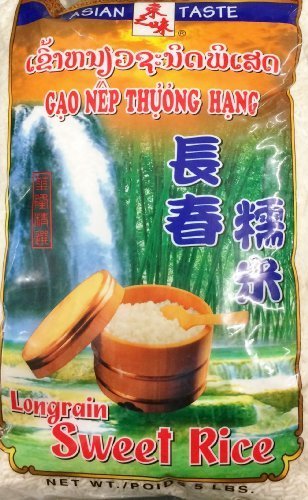 Amazon.com : Long Grain Sweet Rice - 5lb (Pack of 1) by Asian Taste ...