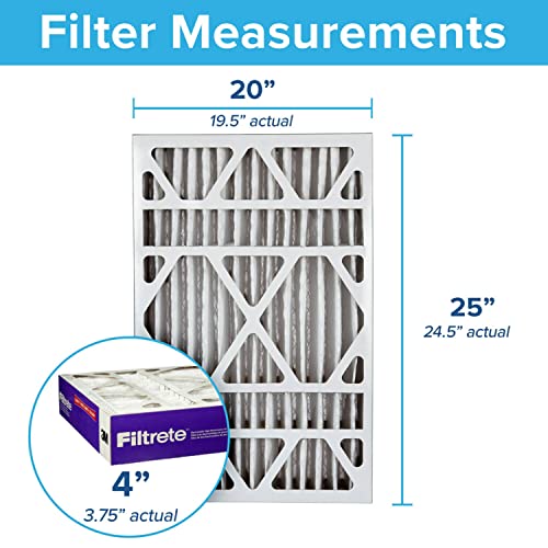 Snapklik.com : 20x25x4 Air Filter, MPR 1550, MERV 12, Healthy Living ...