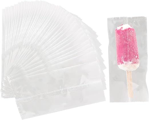 Amazon.com: Ice Popsicles Bags Thick Frozen Pops Ice Cream Bags ...