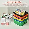 Amazon.com: ALINK Plastic Classroom Caddy Organizer with Handle, 6-Pack ...
