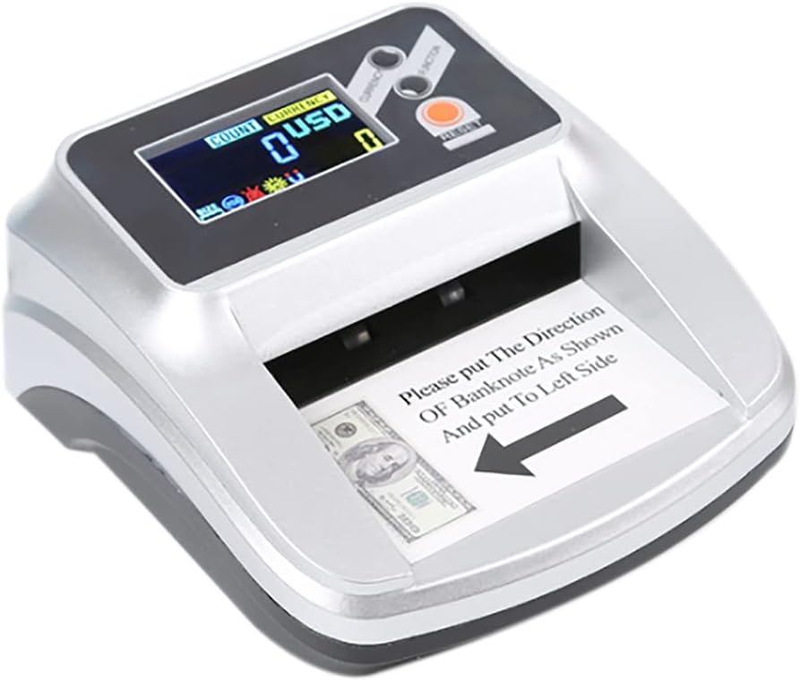 Amazon.com : Money Bill Counter Machine Cash Checking Counting ...
