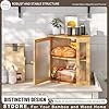 Amazon.com: STDDRE Corner Bread Box Kitchen Countertop Extra Large ...