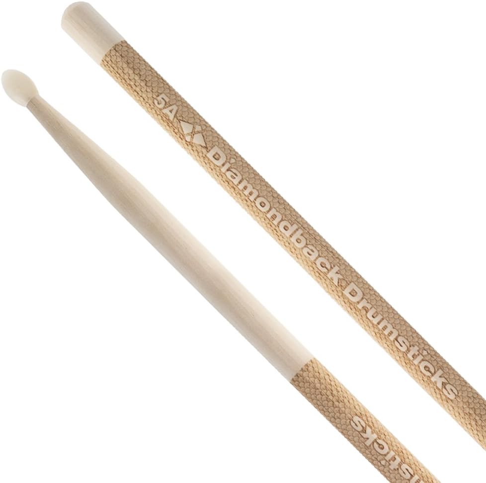 Amazon.com: Diamondback Drumsticks Hickory Laser Engraved Drum Sticks ...