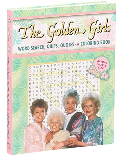 Snapklik.com : The Golden Girls Word Search, Quips, Quotes And Coloring ...