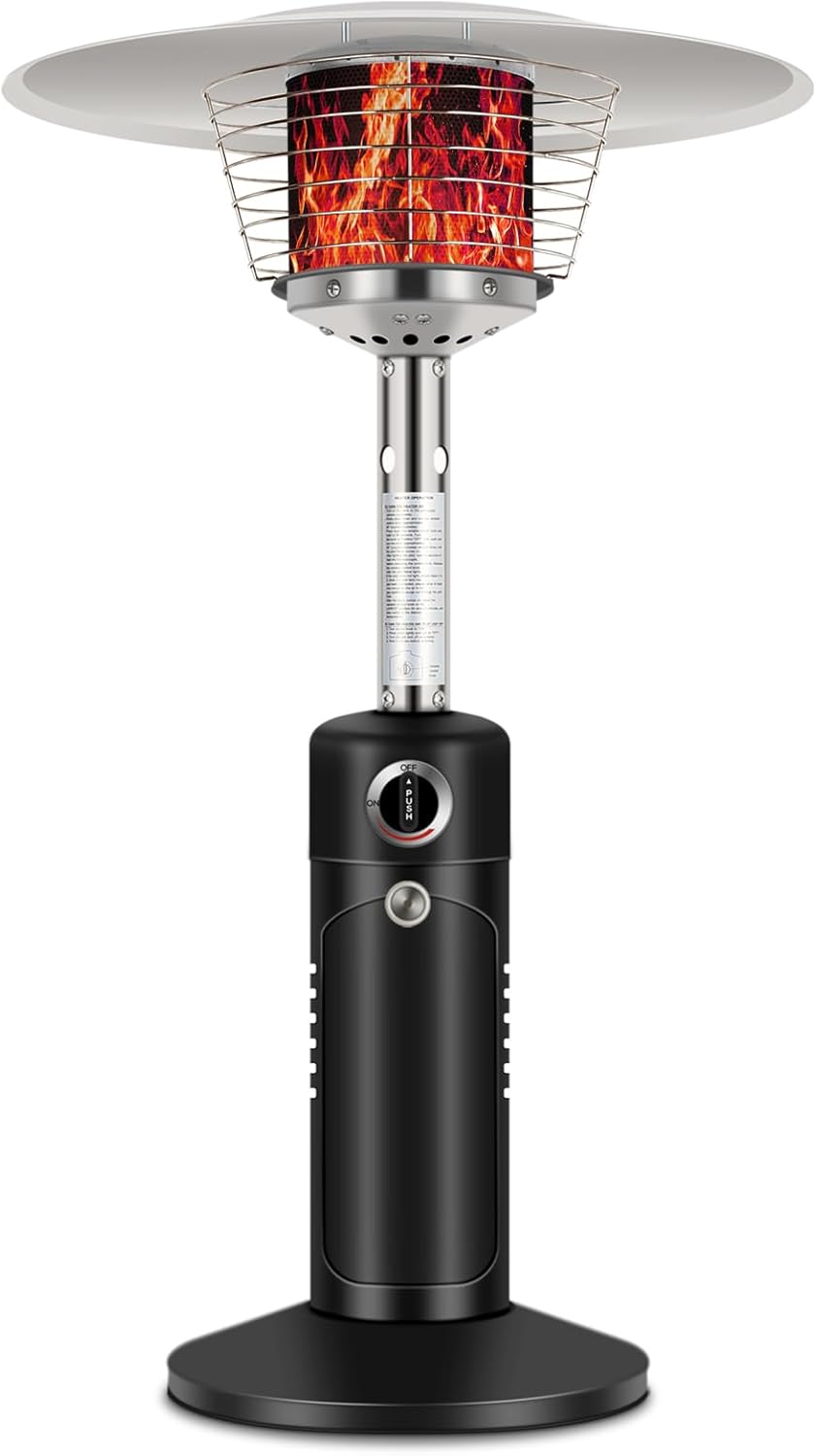 Amazon.com: Hykolity Tabletop Propane Heater, 13,000 BTU Outdoor ...